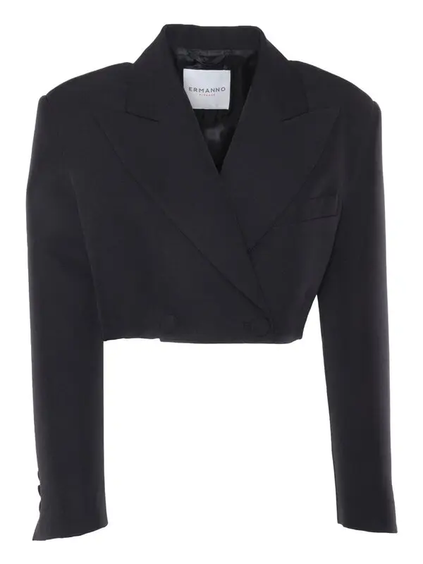 Ermanno Scervino Short Suit Coat - Black