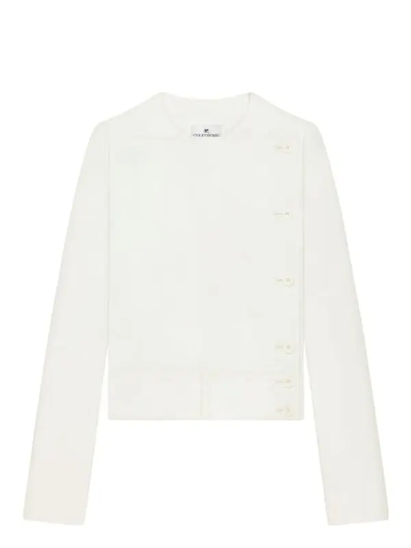 COURREGES Courrèges Oblique Heritage Jacket - Traditional White