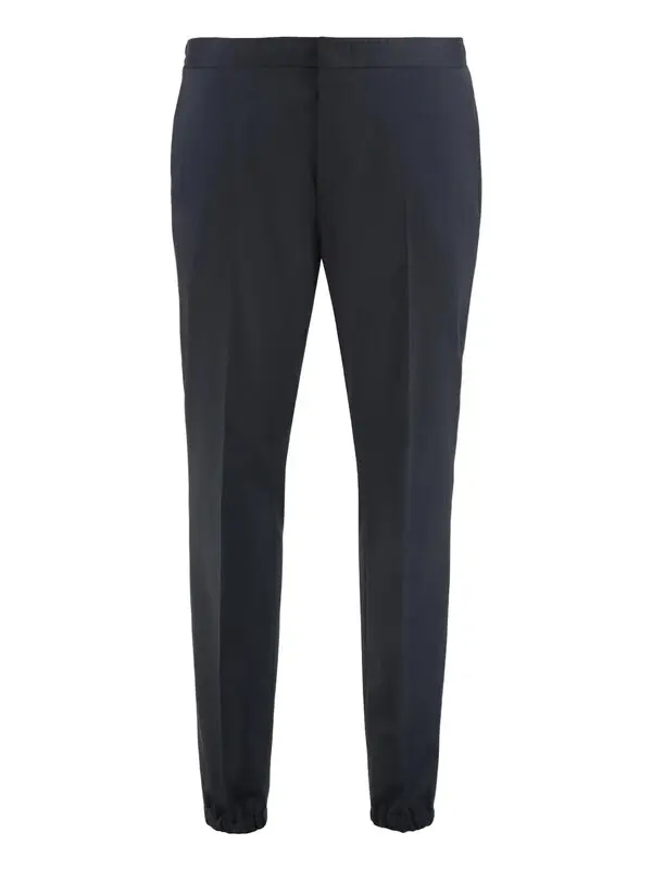 Zegna Straight-leg Tailored Trousers - Black