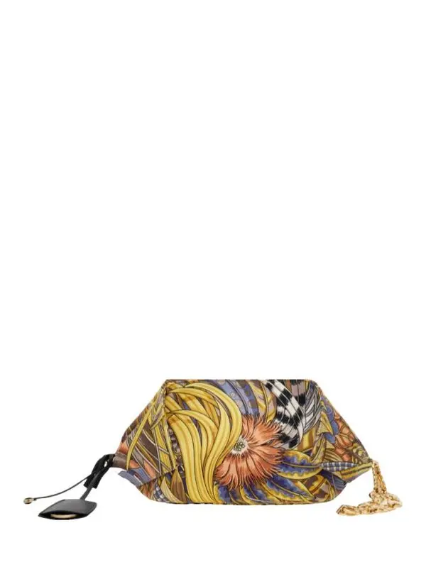 FERRAGAMO Gancini Chain Folded Clutch - Multicolor