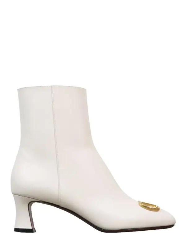 Valentino Garavani Vlogo Signature Ankle Boots - Ivory White