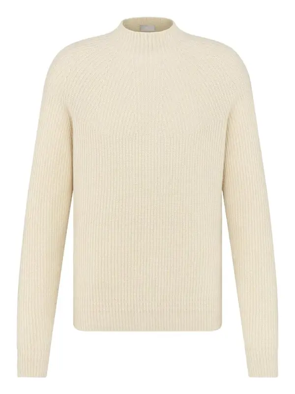 Dior Icons Mock Neck Sweater - Ivory