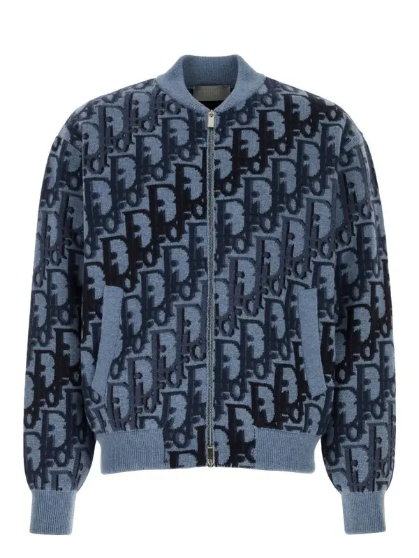 Dior Oblique Blouson Jacket - Blue