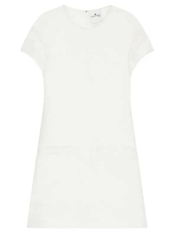COURREGES A-line Mini Dress - Inheriting White