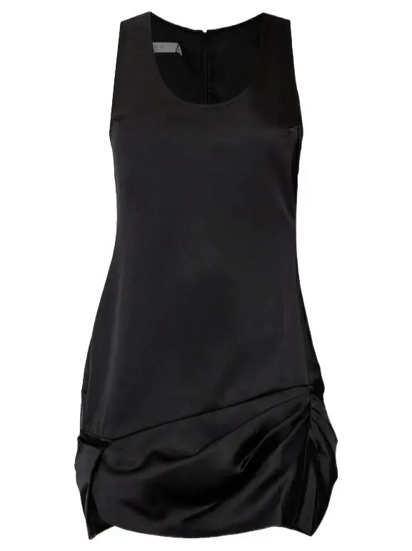 IRO PARIS Sleeveless Dress With Pleated Detail - Black
