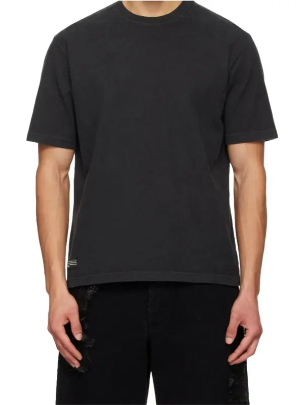 SONG FOR THE MUTE Crew Neck T-shirt - Black