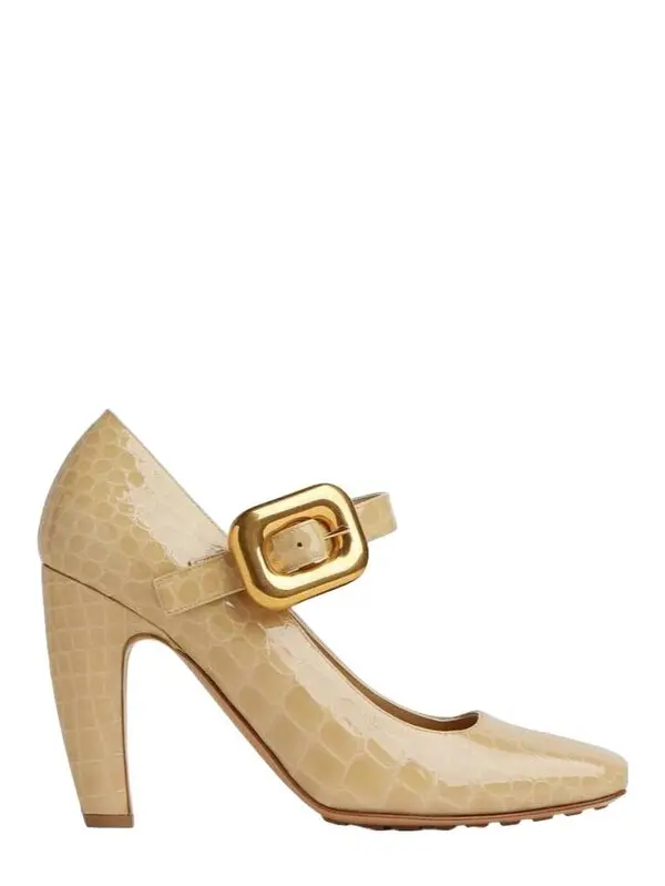 Bottega Veneta Monstra Mary-jane Pumps - Nude