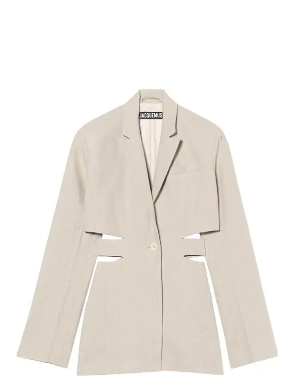Jacquemus Cut-out Blazer Mini Dress - No