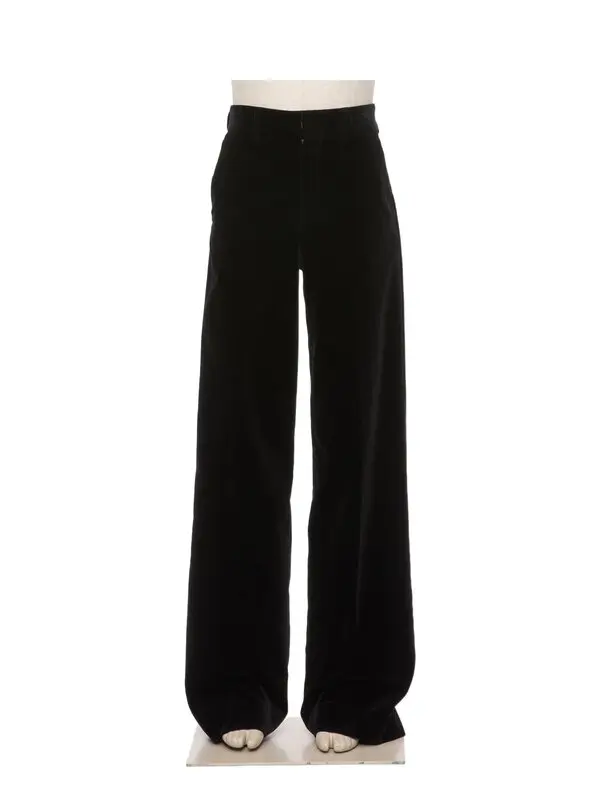 Valentino Garavani Zipped Wide-leg Trousers - Black