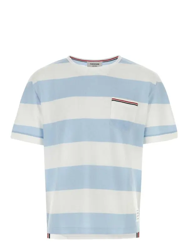 Thom Browne Rwb Crewneck T-shirt - Blue