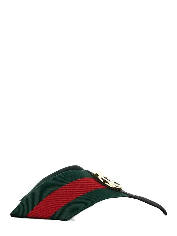 Gucci Gg Embossed Leather Thong Sandals - Multicolor