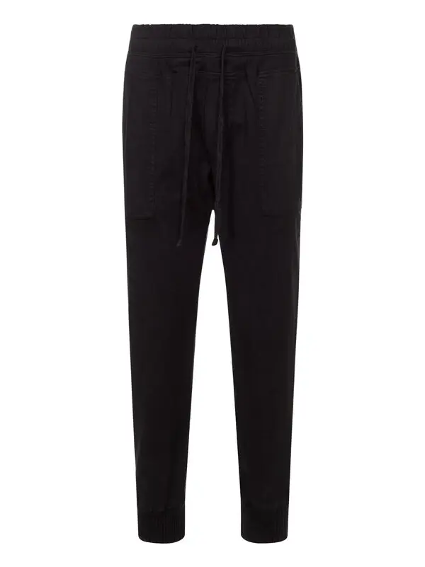 JAMES PERSE Plain Jersey Sweatpants - Black