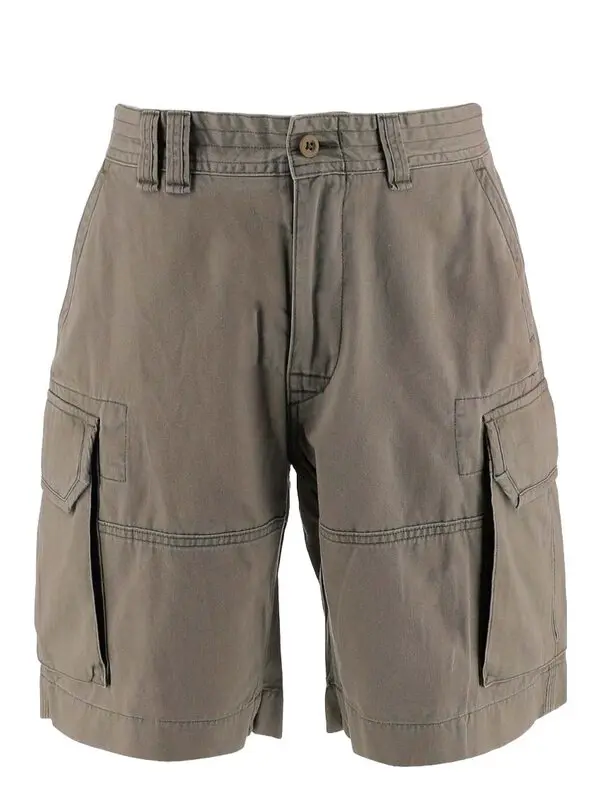 Polo Ralph Lauren Knee-length Cargo Shorts With Logo Detail - Green