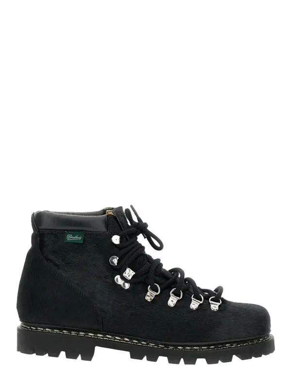 Junya Watanabe X Paraboot Lace-up Ankle Boots - Black
