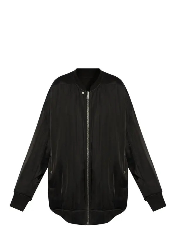 Rick Owens Jumbo Flight Zipped Bomber Jacket - Black