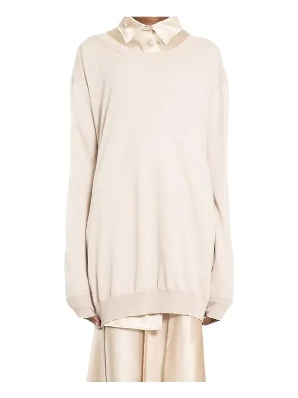 ANN DEMEULEMEESTER Helle Sweatshirt - White