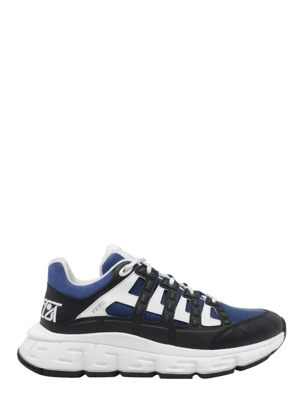 Versace Trigreca Lace-up Sneakers - Black