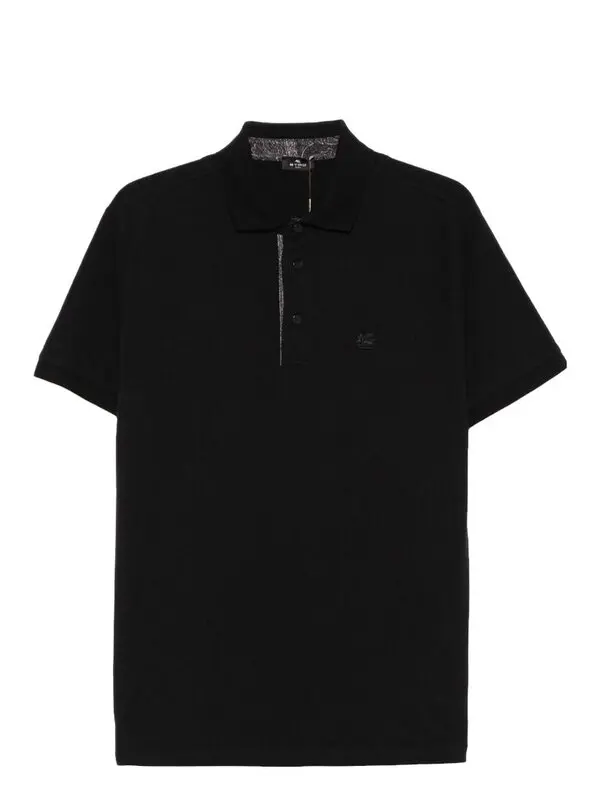Etro Short-sleeved Polo Shirt - Black