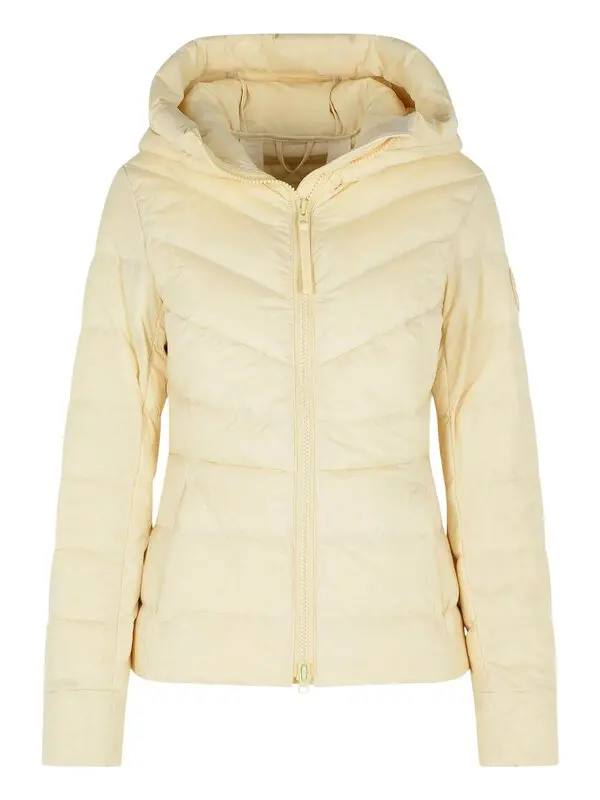 Canada Goose Hooded Padded Jacket - Nude