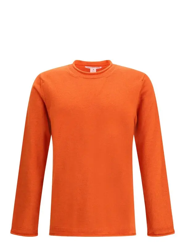 Comme Des Garçons Knitted Jumper - Orange