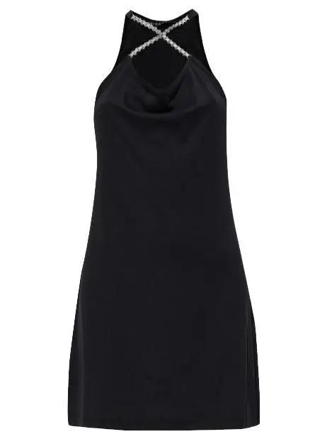 MISBHV Chain-detail Halterneck Dress - Black