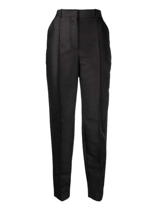 TOTEME Pocketed Straight-leg Trousers - Black