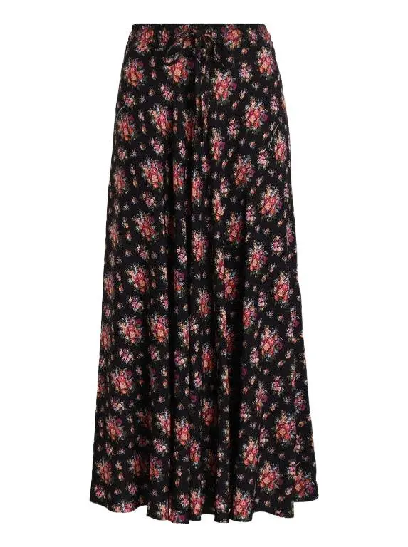 Dolce & Gabbana Floral Printed Midi Skirt - Multi-color