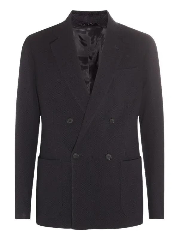 Giorgio Armani Double-breasted Jacket - Black
