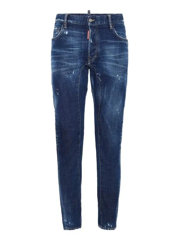 Dsquared2 Distressed Skinny Jeans - Blue