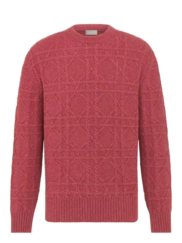 Dior Icons Cannage Sweater - Pink