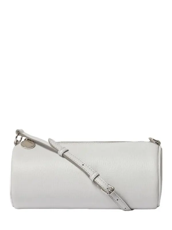 Stella McCartney Logo Embossed Pouch Bag - Pearl Grey