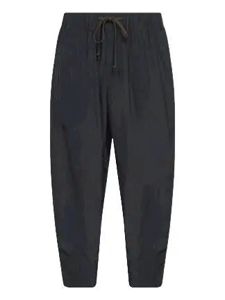 UMA WANG Drawstring Casual Pants - Navy Blue