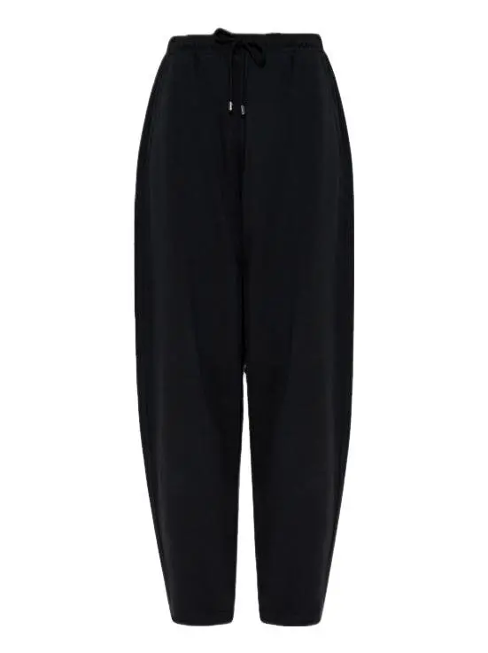 Sportmax Lord Cotton Track Pants - Black