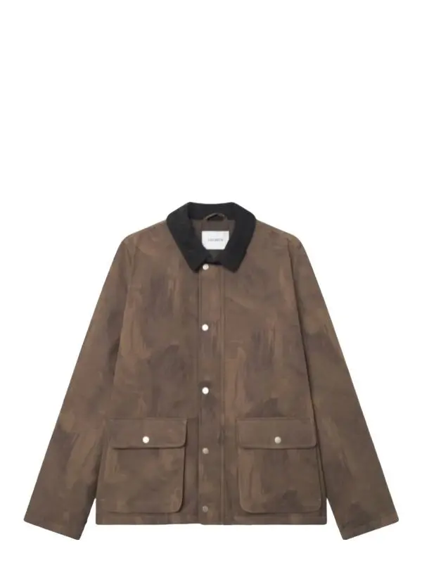 LES DEUX Corduroy-collar Jacket - Brown