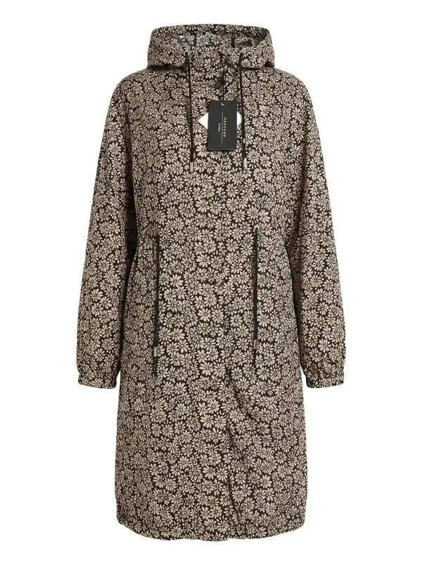 Max Mara Hooded Trench Coat - Gray