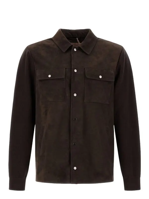 Herno Paneled Jacket - Black