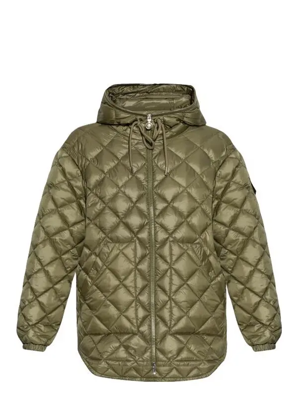 Moncler Quilted Zip-up Down Jacket - Green