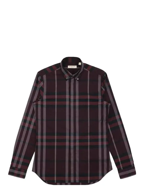 Burberry Plaid Shirt - Black