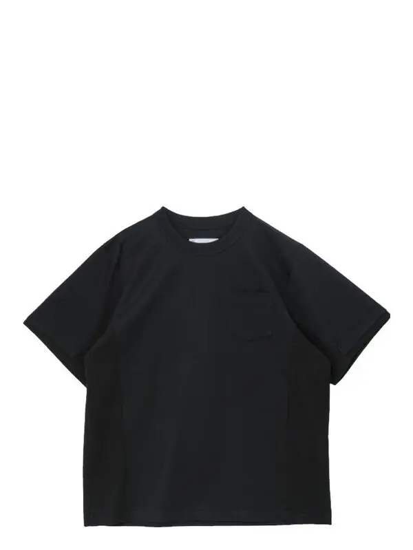 Sacai Short Sleeved Crewneck T-shirt - Black