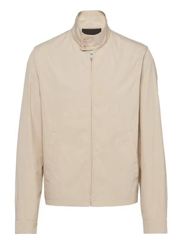 Prada Cotton-blend Blouson Jacket - Limestone Color