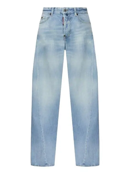 Dsquared2 Loose Twisted Jeans - Blue