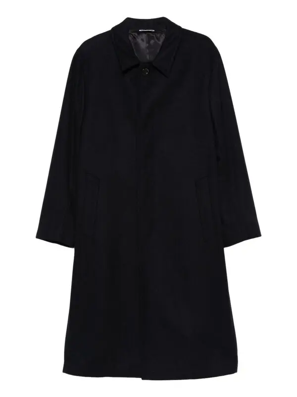 Boglioli Classic Buttoned Coat - Blue