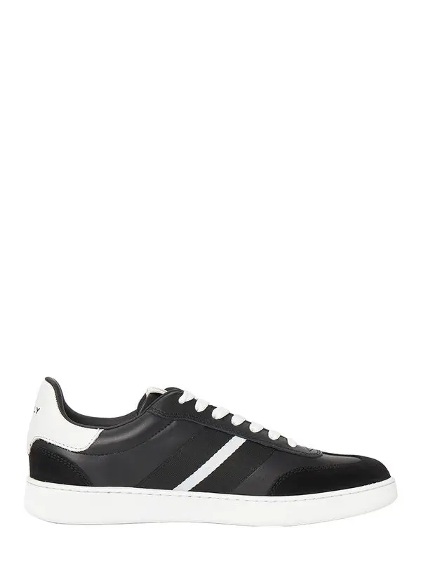 Bally Lace-up Sneakers With Perforated Details - Black