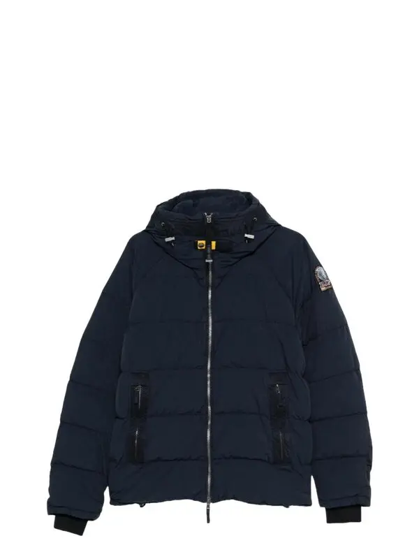 PARAJUMPERS Quilted Cotton Hooded Coat - Black
