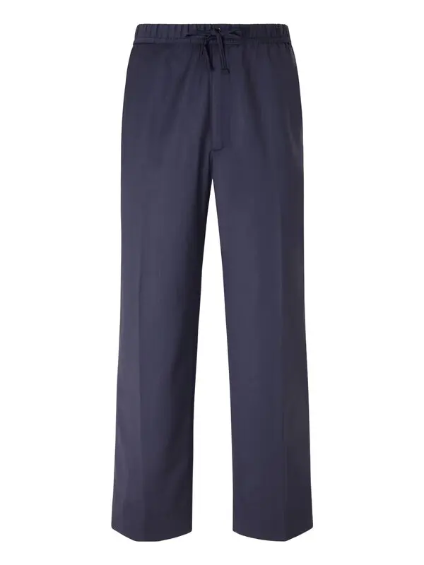 Officine Générale Drawstring Trousers - Black