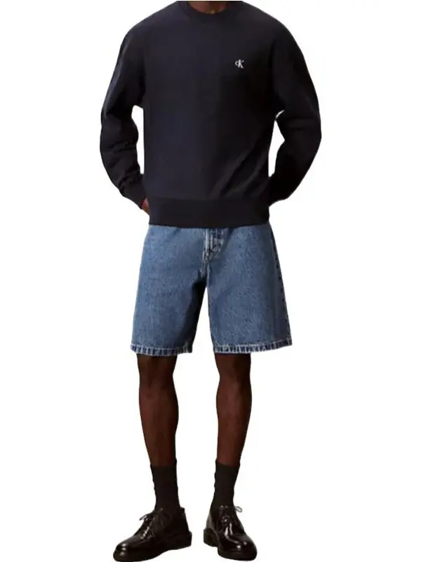 Calvin Klein Premium Fleece Relaxed Sweatshirt - Dark Sapphire