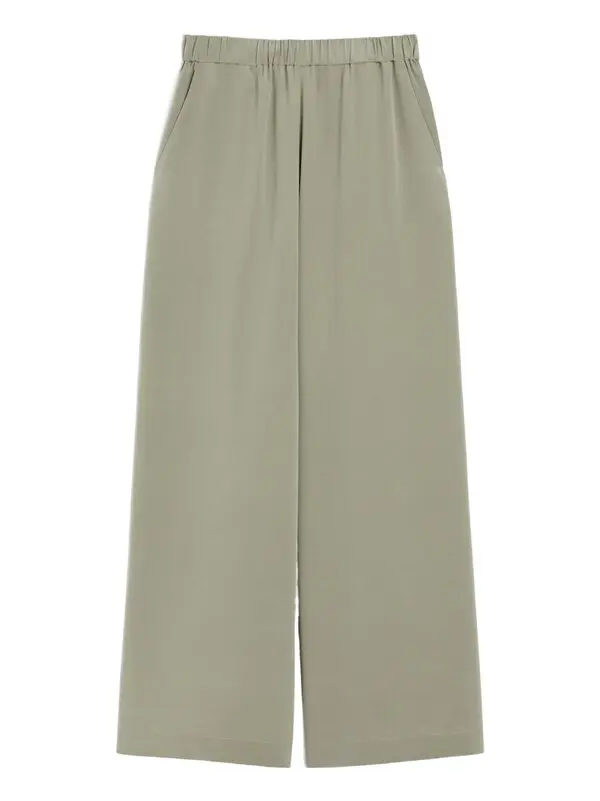 Max Mara Bonn Wide Leg Trousers - Sage Green
