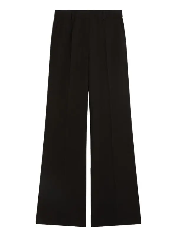 Sportmax Flared Tailored Trousers - Black