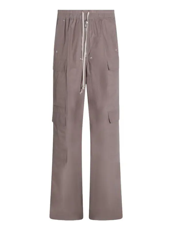 Rick Owens Drawstring Cargo Trousers - Gray