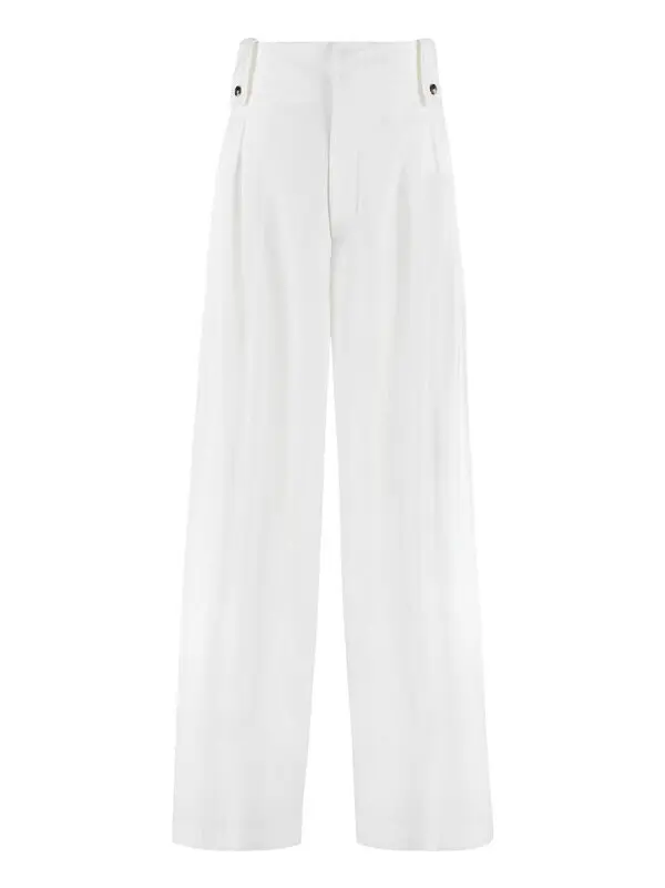 Bottega Veneta High Waist Tapered Fit Trousers - No